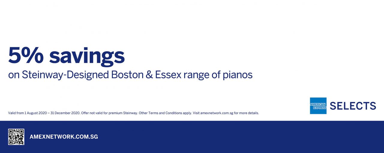 Save more with AMEX SELECTS program | Steinway Gallery Singapore